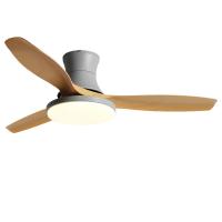 China ABS ECO Modern LED Ceiling Fan 52 Inch Fandelier CE Approval for sale
