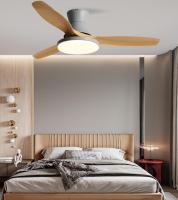China ABS ECO Modern LED Ceiling Fan 52 Inch Fandelier CE Approval for sale