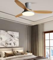 China ABS ECO Modern LED Ceiling Fan 52 Inch Fandelier CE Approval for sale