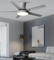 China ABS Blades 52 Inch Ceiling Fan With Remote Modern Living Room Fan for sale
