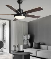 China 52 Inch Ceiling Fan With Light Modern LED Ceiling Fan 5 ABS Blades for sale