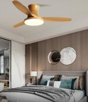 China ECO 3 Blade Ceiling Fan With Remote Flush Mount Three Blade Ceiling Fan for sale