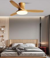 China ECO 3 Blade Ceiling Fan With Remote Flush Mount Three Blade Ceiling Fan for sale