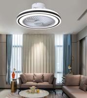 China 42inch Hanging Ceiling Fan With Light Retractable Fan Chandelier for sale