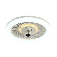 China Retractable Smart Bladeless Ceiling Fan Fandelier Chandelier Fan For Bedroom for sale