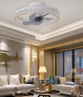 China Remote Hanging Ceiling Fan With Light 42 Bladeless Ceiling Fan Chandelier for sale