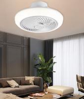China ECO Enclose Fan Ceiling Chandelier Bladeless Ceiling Fan For Kitchen for sale