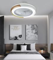 China Bladeless Hanging Ceiling Fan With Light Fandelier For Bedroom for sale