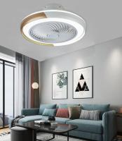 China Bladeless Hanging Ceiling Fan With Light Fandelier For Bedroom for sale
