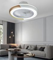 China Bladeless Hanging Ceiling Fan With Light Fandelier For Bedroom for sale