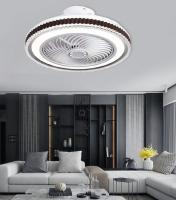 China 42 Bladeless Ceiling Fan With Light Flush Mount Chandelier Fan for sale
