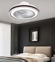 China 42 Bladeless Ceiling Fan With Light Flush Mount Chandelier Fan for sale