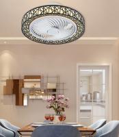 China 42inch Hanging Ceiling Fan With Light Smart Bladeless Ceiling Fan for sale