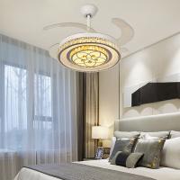 China Reversible Folding Ceiling Fan With Light Smart Low Profile Ceiling Fan for sale