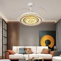 China Reversible Folding Ceiling Fan With Light Smart Low Profile Ceiling Fan for sale