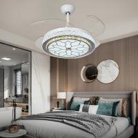 China Bladeless Reversible Blades Ceiling Fan 3 ABS Blades Fan With Folding Blades for sale
