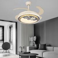 China Smart 42 Folding Ceiling Fan With Light ABS Blades Folding Blade Fan for sale