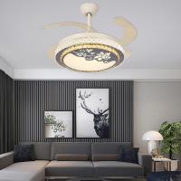 China Smart 42 Folding Ceiling Fan With Light ABS Blades Folding Blade Fan for sale