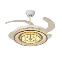 China DC Motor 3 Blades Smart Led Ceiling Fan With Foldable Blades for sale
