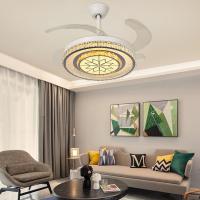China DC Motor 3 Blades Smart Led Ceiling Fan With Foldable Blades for sale