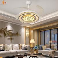 China DC Motor 3 Blades Smart Led Ceiling Fan With Foldable Blades for sale