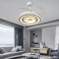 China Bedrooms Folding Ceiling Fan With Led Light Foldable Smart Ceiling Fan for sale