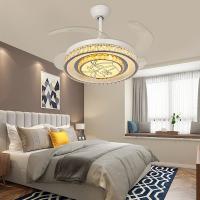 China Reversible Folding Ceiling Fan With Light 42In Foldable Ceiling Fan for sale