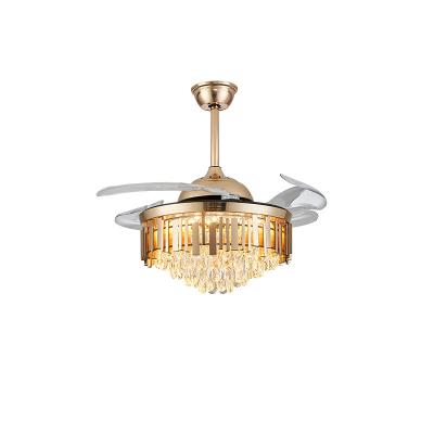 China 3 ABS Blades Folding Ceiling Fan With Light 42 Inch Foldable Blade Fan for sale