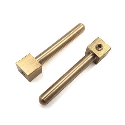China Precision Brass CNC Turning Machine Parts with ±0.02mm Tolerance for Automotive and Industrial Applications for sale