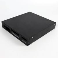 China Black Powder Coated Dual Socket Metal Enclosure - 1.0-1.5mm Thickness Custom Electrical Box for sale