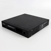 China Black Powder Coated Dual Socket Metal Enclosure - 1.0-1.5mm Thickness Custom Electrical Box for sale