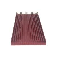 China Custom 6063 Aluminum Extrusion Heat Sink with Drilled Mounting Holes ±0.02mm Tolerance for Electronics Cooling for sale