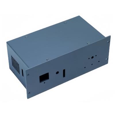 China Precision CNC Aluminum SMPS Enclosure with ±0.01mm Tolerances for Industrial Power Supply Applications for sale
