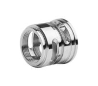 China Precision CNC Machined Stainless Steel Threaded Couplings for High Pressure Hydraulic Systems for sale