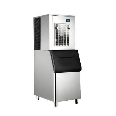 China Large Capcity Nugget Ice Machine, Modular Type Nugget Chewable Ice Machine with Ice Bin for Commercial Use for sale
