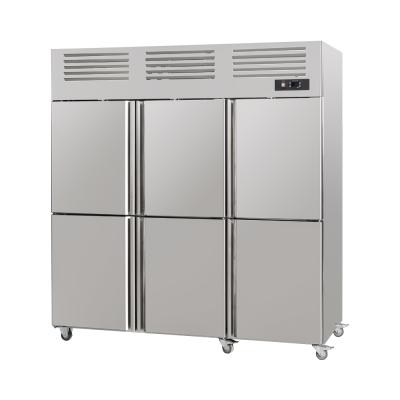China 3 Doors, 6 Doors Upright Commercial Refrigerator & Freezer for sale