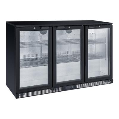 China Commercial Back Bar Cooler 3 doors for sale