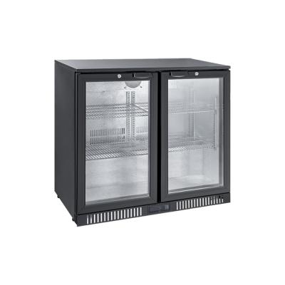 China Commercial Back Bar Cooler 2 doors for sale