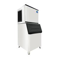 China Modular Type Commercial Cube Ice Machine with Ice Bin Equipped with Smart Control System Big Capacity Ice Production Ice Maker for Food Service Use for sale