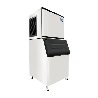 China Modular Type Commercial Cube Ice Machine with Ice Bin Equipped with Smart Control System Big Capacity Ice Production Ice Maker for Food Service Use for sale