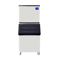 China Commercial Cube Ice Machine with Full Touch Operation LCD Display Designed for Fast Ice Production Equip with Large Capacity Ice Storage Bin for sale
