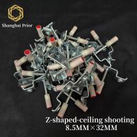 China Noise & Dust-Free -Grade Safety Non-Toxic & RoHS Compliant Z-Shaped Shooting Nails for Ceiling Integration for sale
