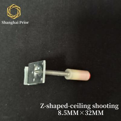 China Noise & Dust-Free -Grade Safety Non-Toxic & RoHS Compliant Z-Shaped Shooting Nails for Ceiling Integration for sale