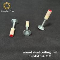 China Monoblock Electro Galvanized Shooting Nails Per Kg For Fastening And Joining for sale