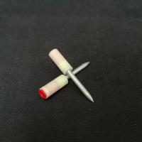 China Monoblock Integrated Galvanized Steel Shooting Nails friction resistant For concrete Construction for sale