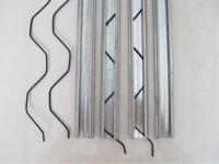 China 30mm*4m Greenhouse Steel Structure ISO SGS Wiggle Wire Track for sale