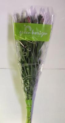 China 28micron Plastic Packaging Pouch , BOPP CPP PE Sleeve Of Flowers for sale