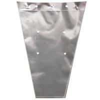China BOPP CPP Plastic Flower Sleeves , 28micron Hot Seal Cut Flower Sleeves for sale