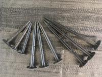 China Horticultural Planter Garden Metal Pegs , 10cm 20cm Weed Mat Pegs for sale