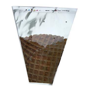 China Flower Sleeves Ventilation Holes Plastic Packaging Bags Airholes Flower Sleeves for sale